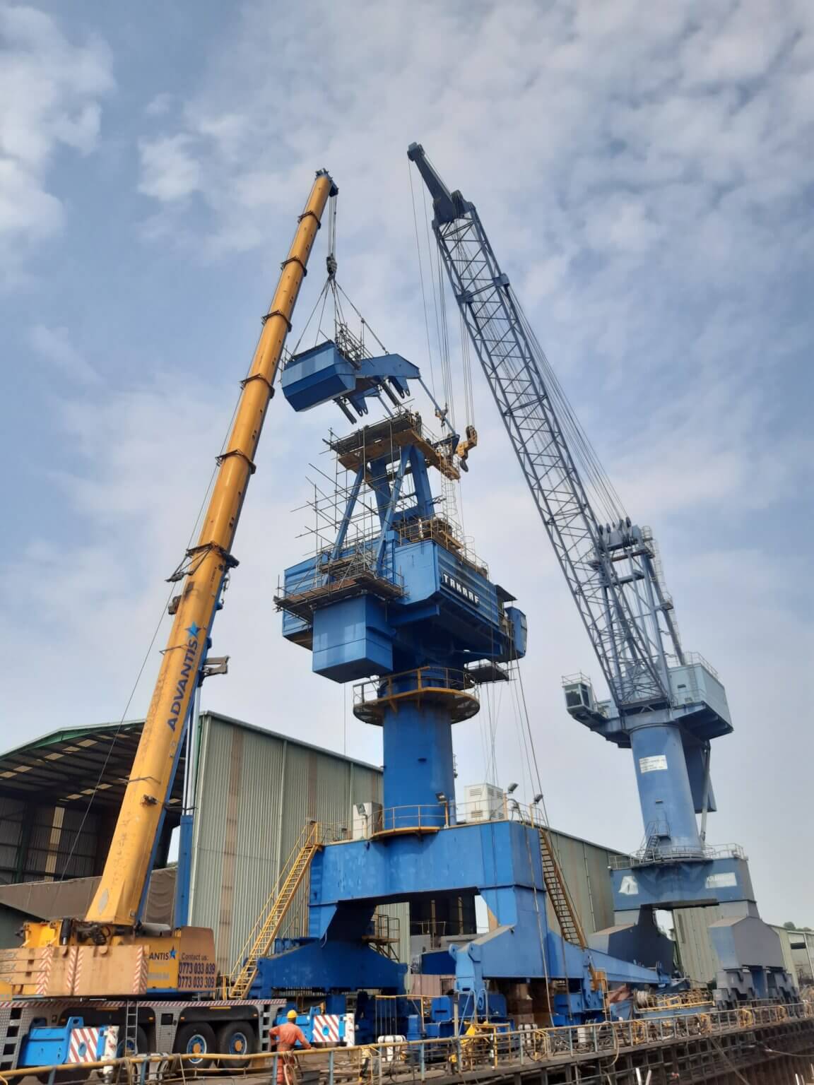 Refurbishment of an Atlant in Sri Lanka - ARDELT Kranbau